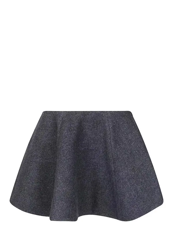 GANNI Flared Skirt - Grey