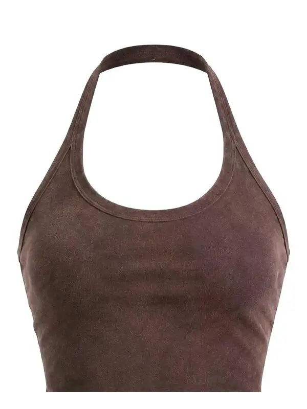 Stouls Halterneck Top - Brown
