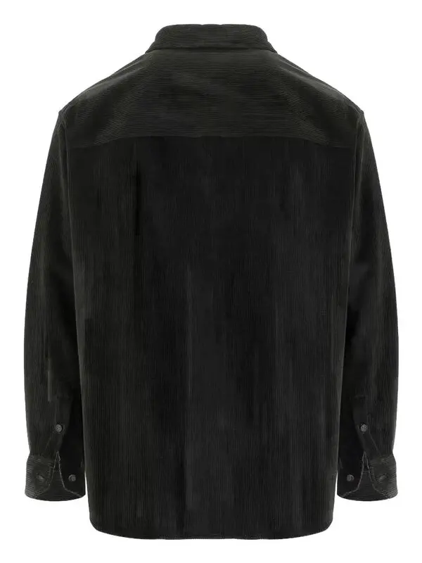 DARKPARK Chest-pocket Corduroy Shirt - Green