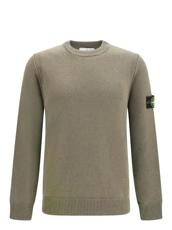 Stone Island Lambswool Jumper - Green