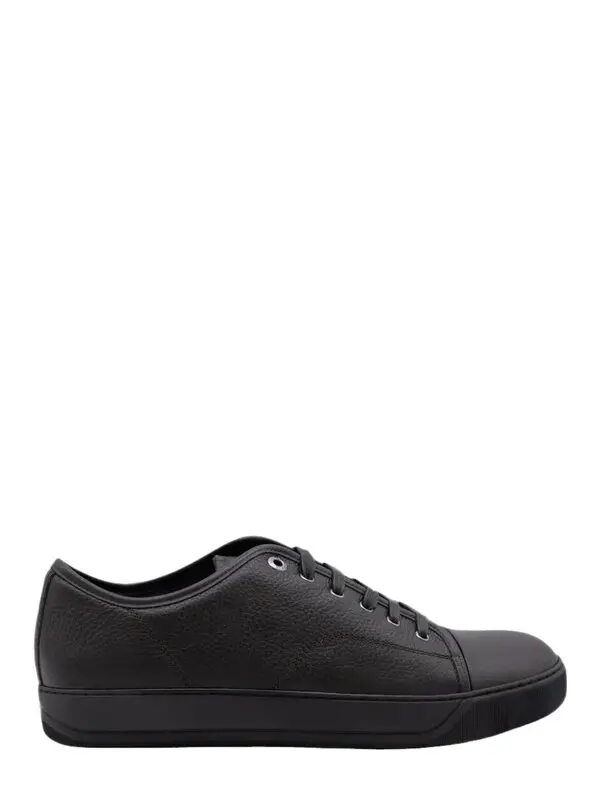 LANVIN Dbb1 Sneakers In Nappa And Grained Leather - Brown