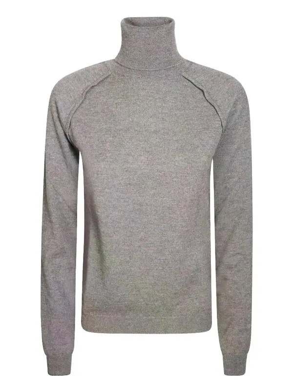 DONDUP Roll Neck Long Sleeve Sweater - Brown