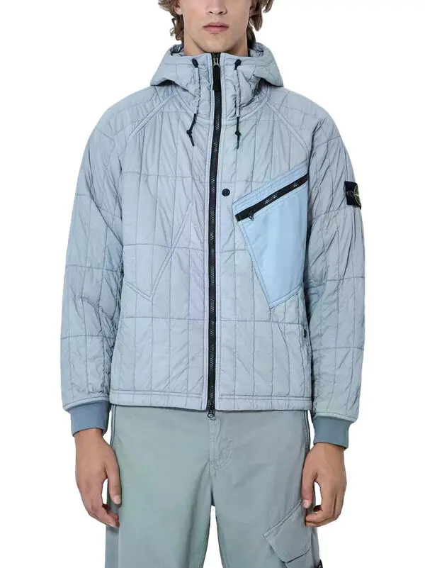 Stone Island 4100015 Ultralight Nylon Quilted Jacket - Grey