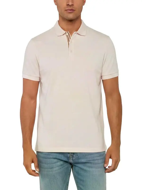 Burberry Pique Knit Polo-shirt - Pink