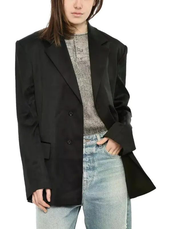 DIESEL® Satin Blazer - Black