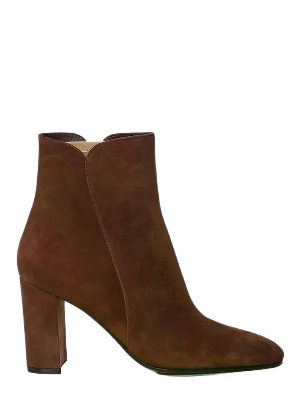 GIANVITO ROSSI Suede Ankle Boots - Brown