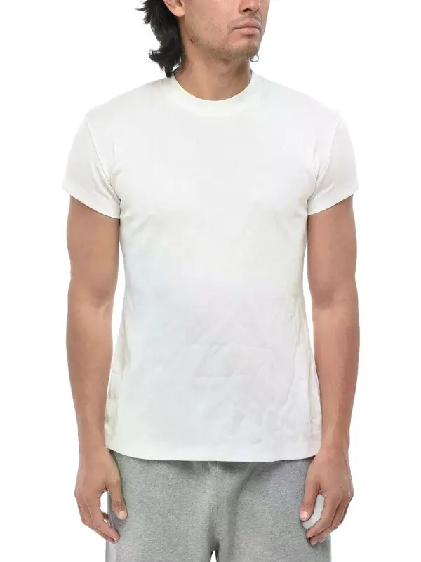 Off-White Logo-print Cotton-blend T-shirt - White