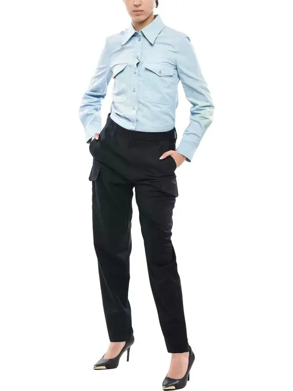 Stella McCartney Gerrit Wool Cargo Trousers - Black