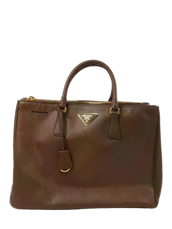 Prada Galleria Saffiano Tote Bag - Brown