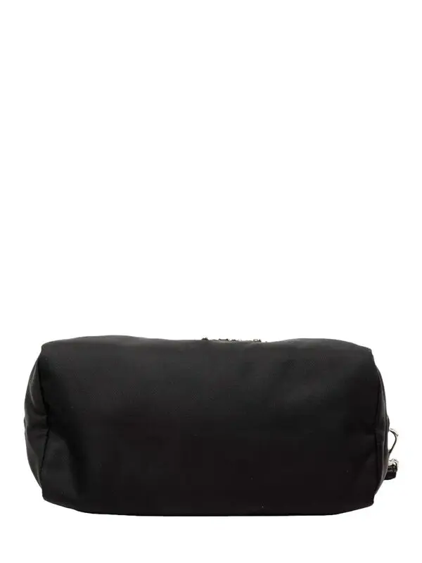 Prada Tessuto Robot Applique Wristlet Pouch - Black