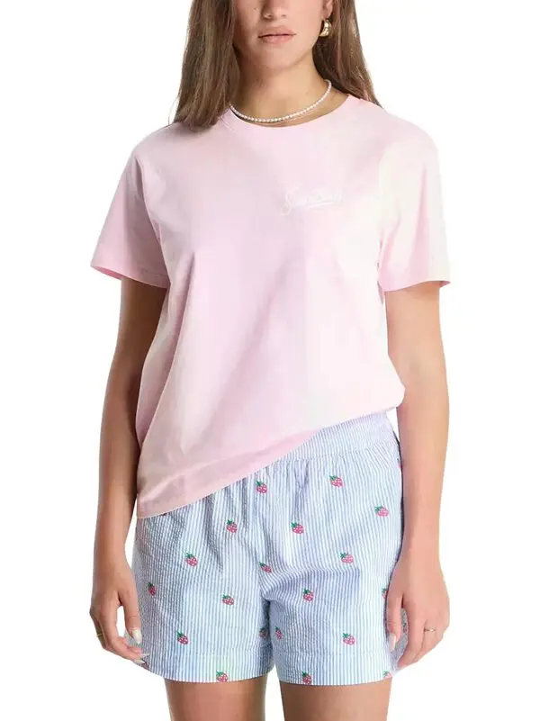 MC2 SAINT BARTH Logo Print T-shirt - Pink