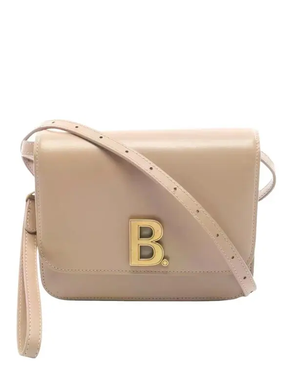 Balenciaga B. Logo Shoulder Bag - Neutrals