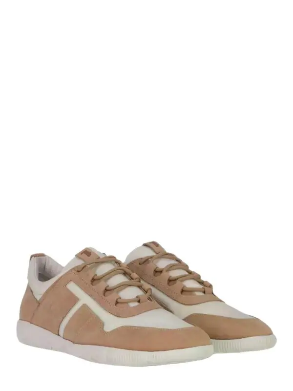 TOD'S Paneled T-logo Sneakers - Neutrals