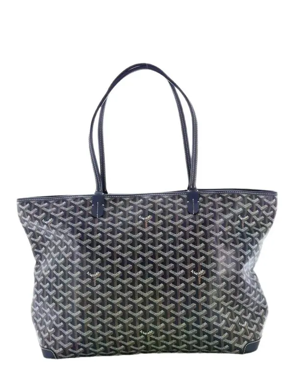 Goyard Artois Tote Coated Canvas Shoulder Bag - Blue
