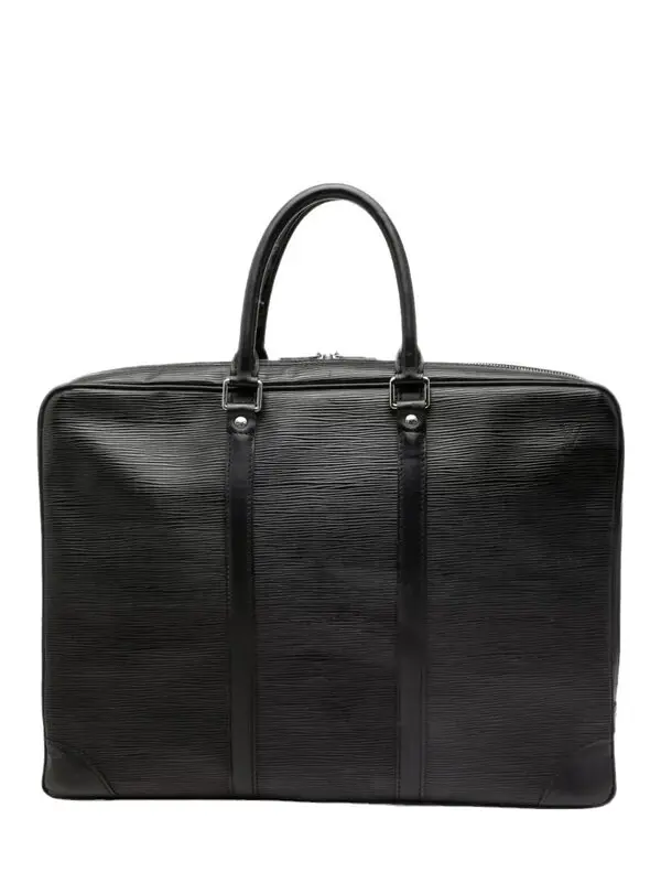 LOUIS VUITTON 2007 Epi Porte Documents Voyage Business Bag - Black