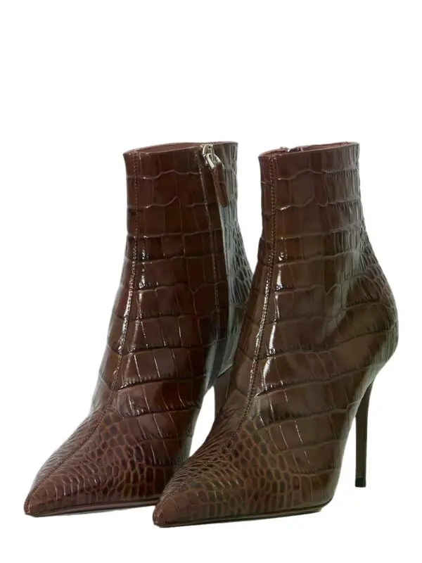 Paris Texas Vera 85 Ankle Boots - Brown