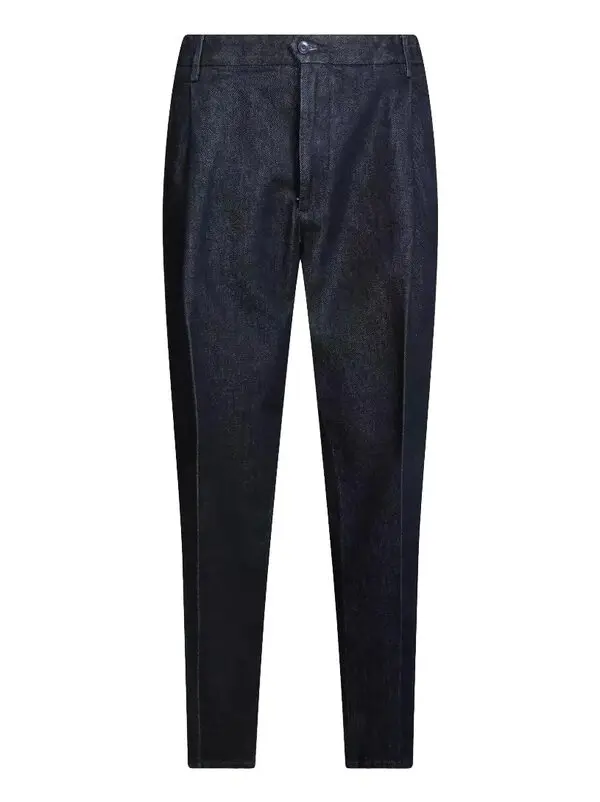 BRIGLIA 1949 Pressed-crease Pleated Tailored Trousers - Blue