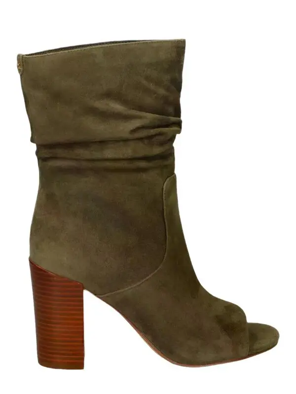 Michael Kors Shayna Peep-toe Boots - Green