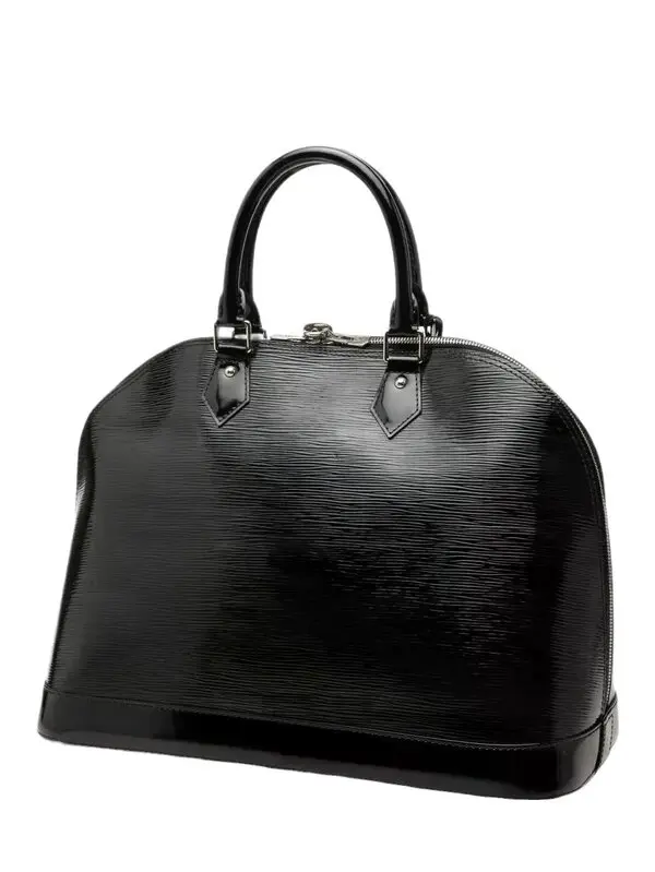 LOUIS VUITTON Electric Epi Alma Gm Handbag - Black