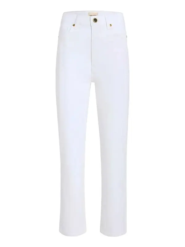 Khaite Abigail Stretch Jeans - White