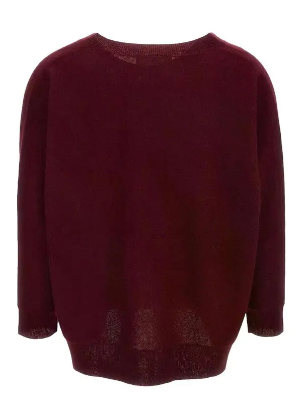 LISA YANG V-neck Cashmere Sweater - Red