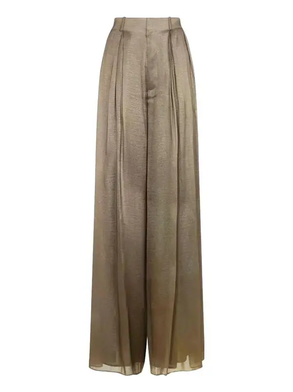 Ralph Lauren Pleated Palazzo Pants - Neutrals