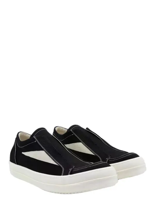 Rick Owens Laceless Slip-on Sneakers - Black