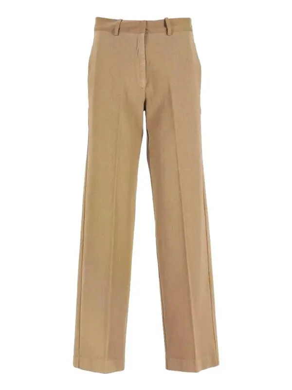 FORTE_FORTE Wide Leg Trousers - Brown