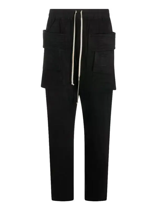 Rick Owens Drawstring Track Pants - Black