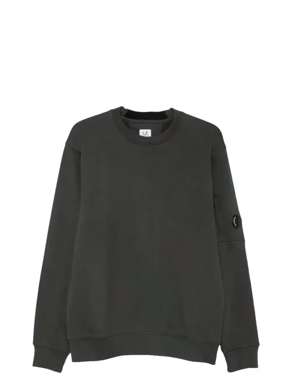 C.P. COMPANY Lens Detail Crewneck Sweatshirt - Grey