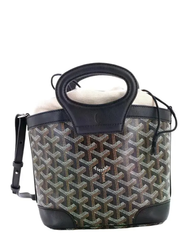 Goyard Beluga Mini Tote Bag In Coated Canvas - Black