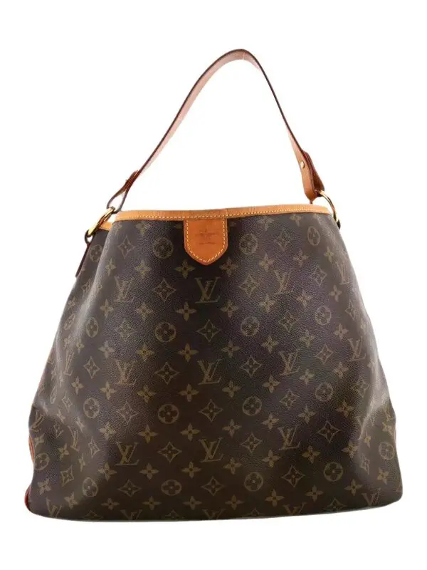 LOUIS VUITTON Monogram Canvas Mm Hobo Bag - Brown