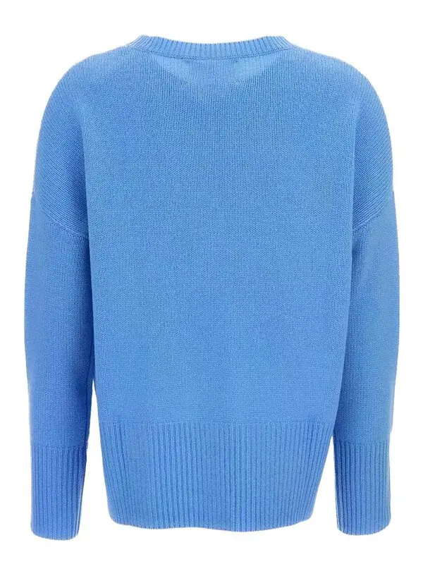 LISA YANG Cashmere Crew Neck Sweater - Blue