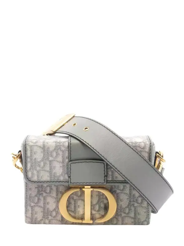 Dior 2010s 30 Montaigne Oblique Jacquard Mini Bag - Neutrals