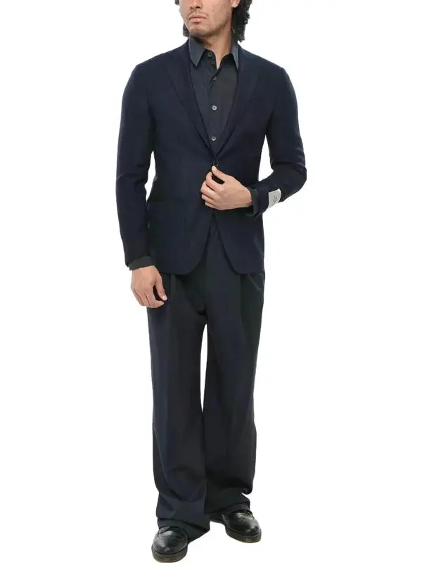 Corneliani Cc Collection Single-breasted Blazer - Blue