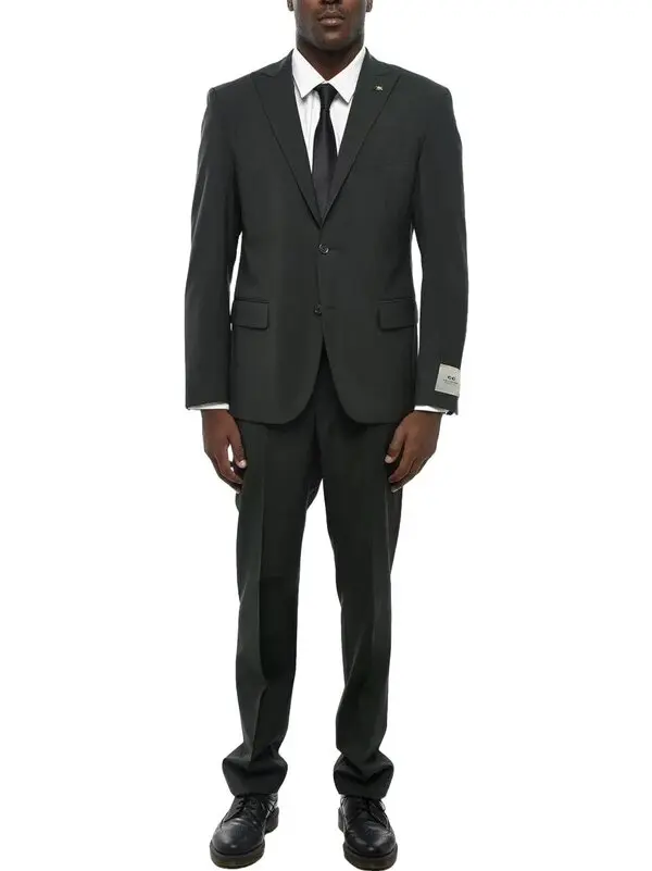 Corneliani Single-breasted Peak-lapel Suit - Green