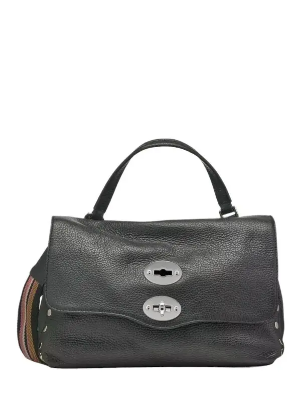 ZANELLATO Postina Stud-embellished Shoulder Bag - Black