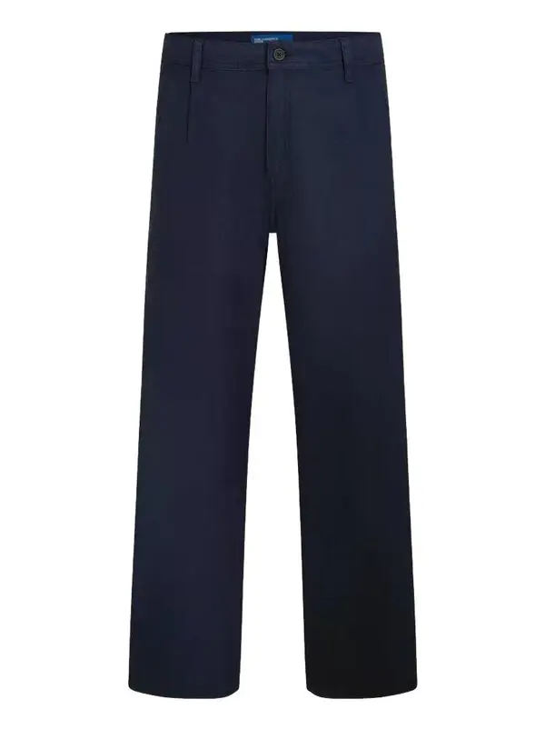 Karl Lagerfeld Relaxed Chino Pants - Blue