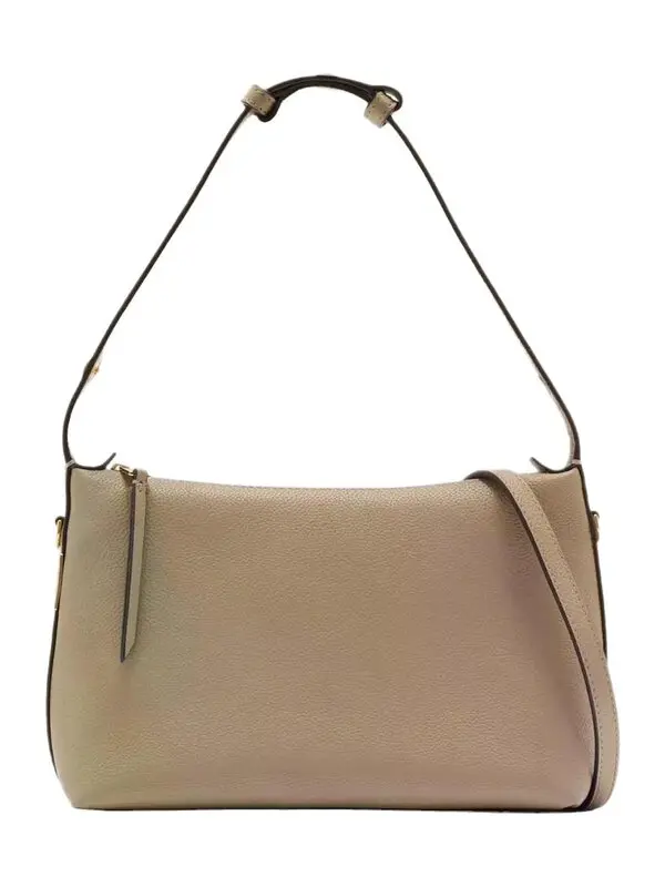 Tory Burch Logo Plaque Shoulder Bag - Neutrals