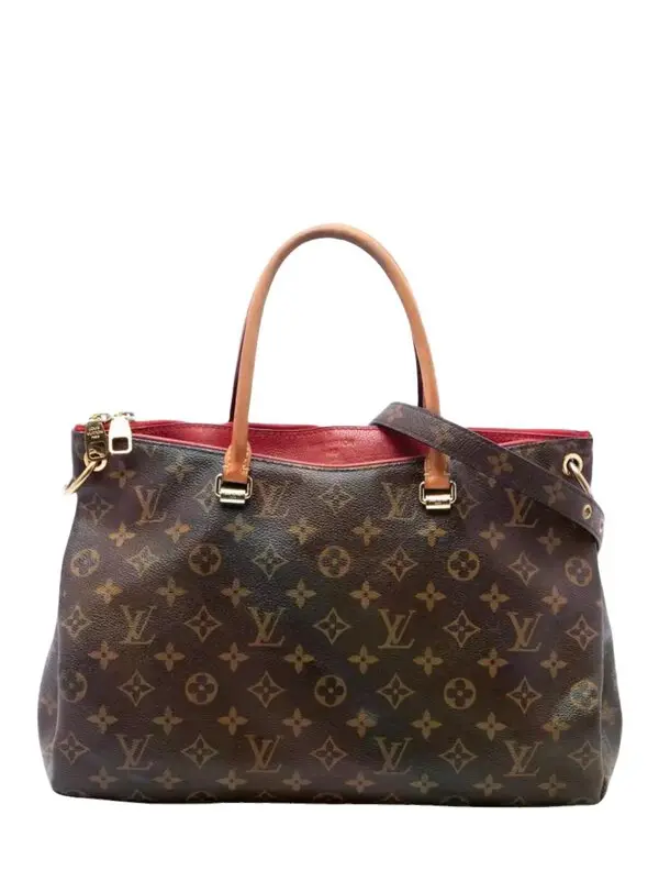LOUIS VUITTON Monogram Canvas Pallas Mm Satchel - Brown