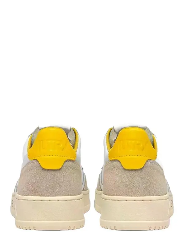 AUTRY Medalist Low Top Leather And Suede Sneakers - White
