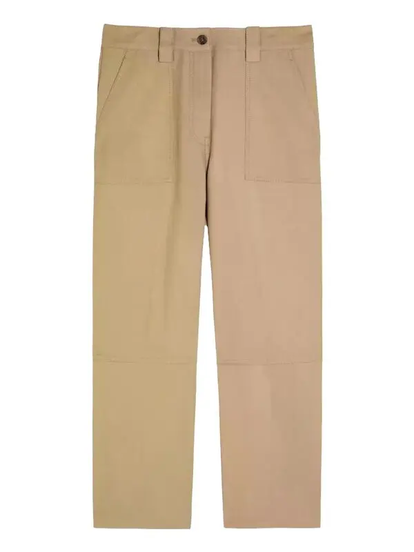 3.1 Phillip Lim Patch-pocket Straight-leg Trousers - Neutrals