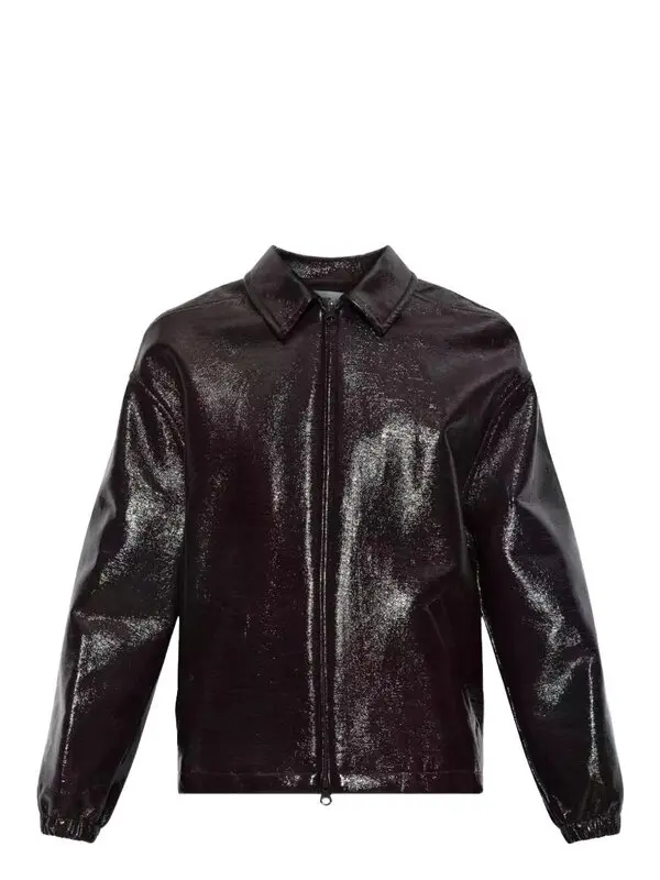 COURREGES Vinyl Bomber Jacket - Purple