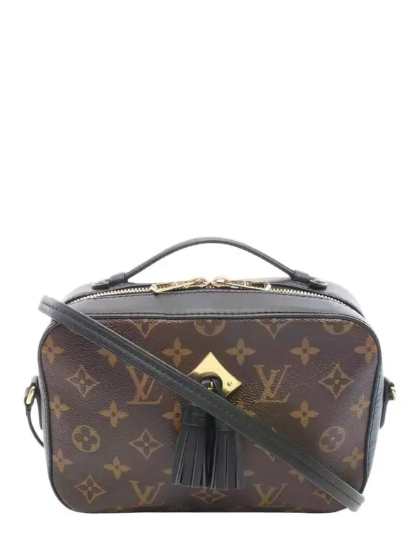 LOUIS VUITTON 2018 Saintonge Monogram Shoulder Bag - Brown