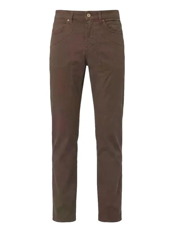 JECKERSON John Patch-insert Jeans - Brown