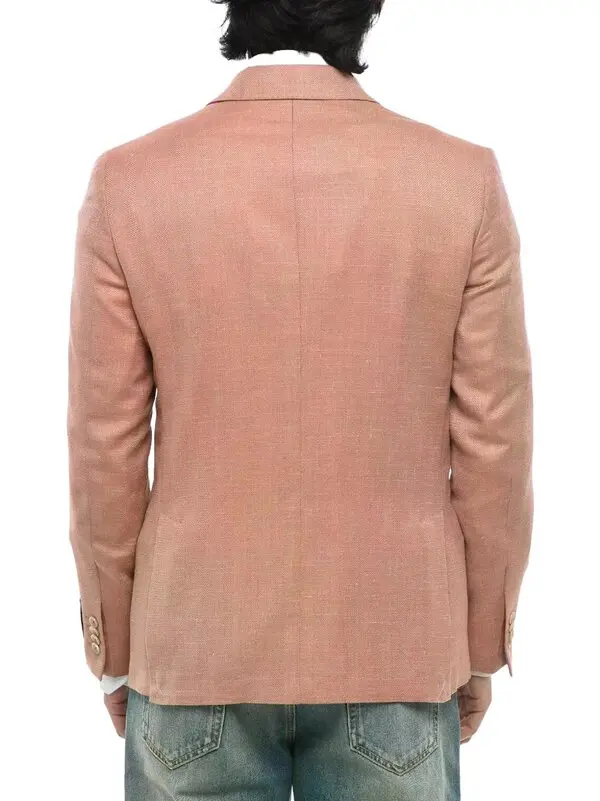 Corneliani Peak-lapel Single-breasted Jacket - Pink