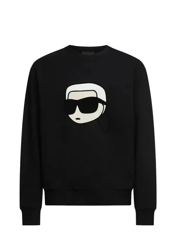 Karl Lagerfeld Ikon Karl Sweatshirt - Black