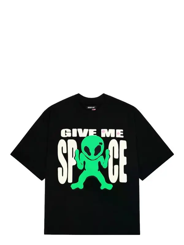 BROKEN PLANET Give Me Space Graphic-print T-shirt - Black