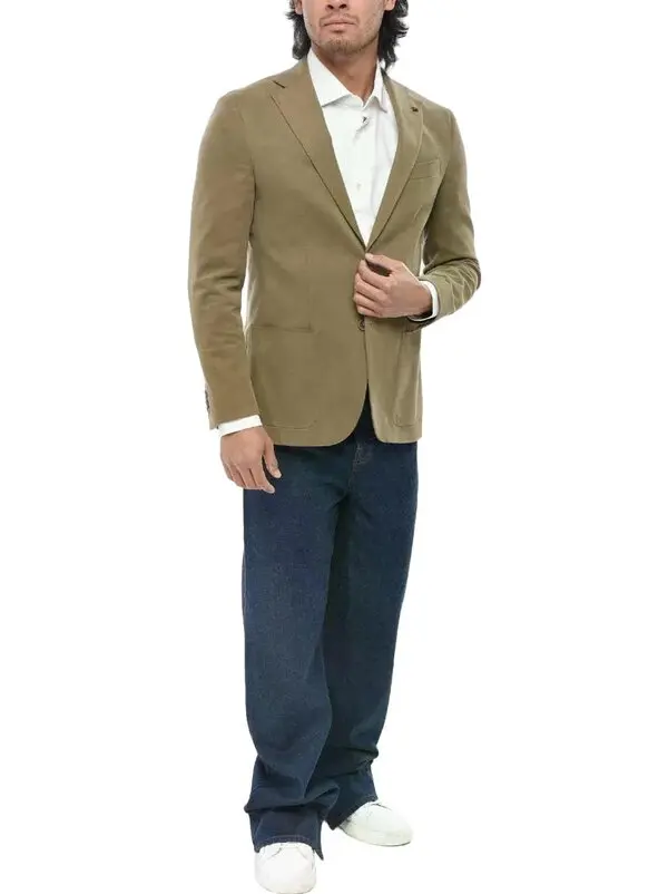 Corneliani Single-breasted Blazer - Green