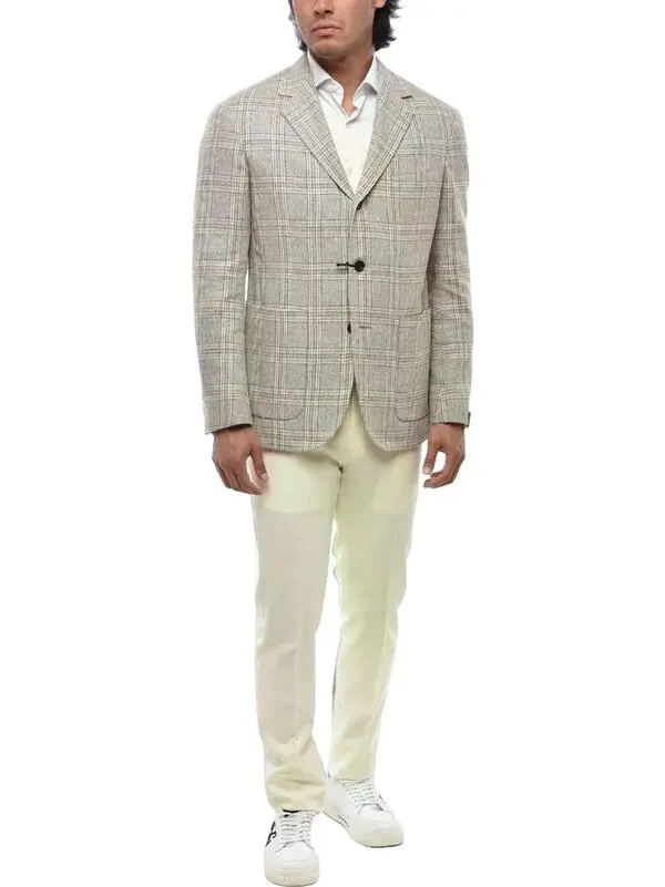 Corneliani Check-pattern Blazer - Neutrals